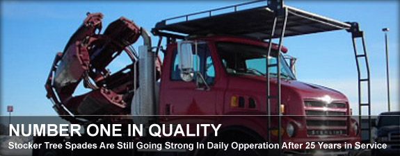 Stocker Tree Spade - Tree Moving Equipment